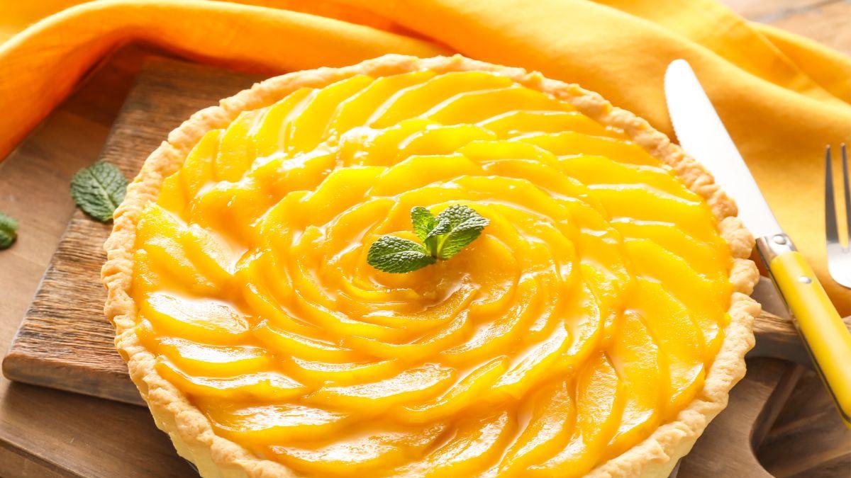 Sencillo pay de mango con 5 ingredientes para aprovechar la temporada