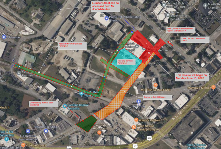 What drivers should know as Myrtle Beach closes sections of roads for ...