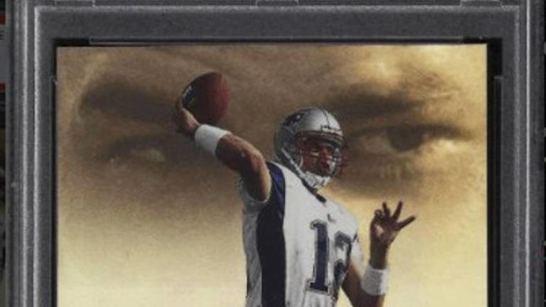 Tom Brady Fleer Showcase PSA 7 rookie card hits new record high