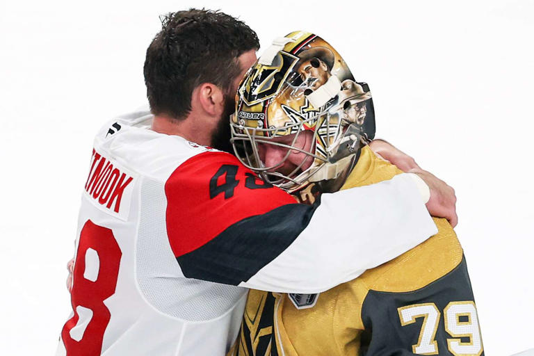 Knights goalie Carter Hart goes viral for his tears after losing ...