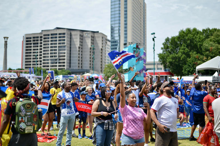 What's it like inside the Fan Fest on match day in Atlanta? Take a look