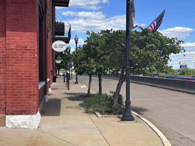 New US flags line downtown Alton ahead of America’s 250th anniversary