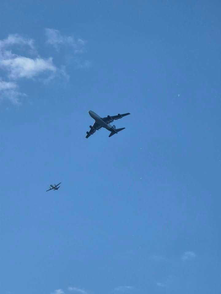 GE Aerospace 747 flying test bed makes appearance over Plattsburgh ...