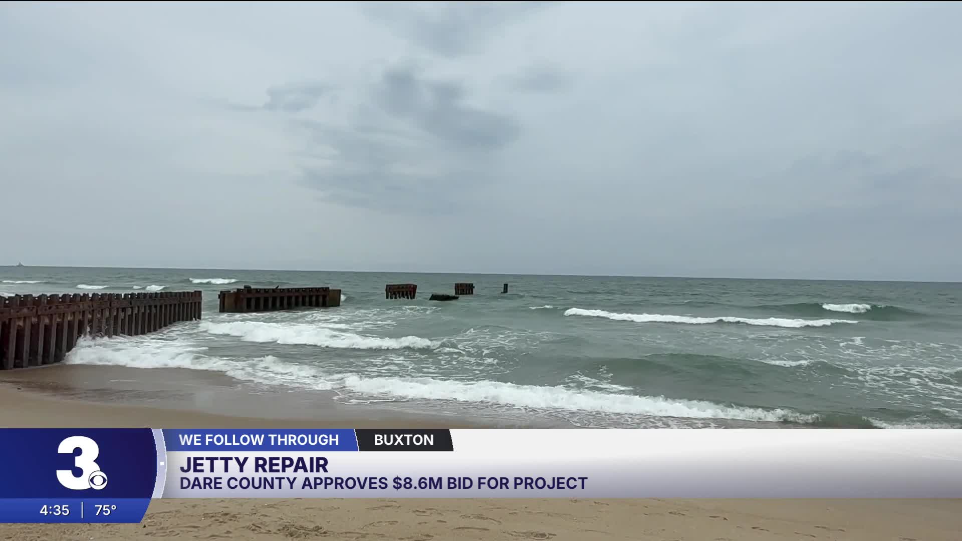 Buxton Jetty repair timeline set: 450 feet of repairs expected by December