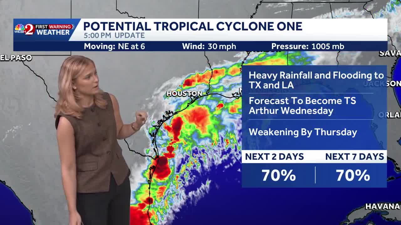 PTC1: Florida Panhandle could see impacts from tropical system