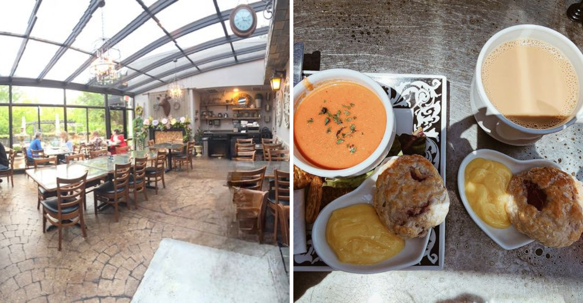This Oklahoma tea room looks like a Victorian movie set come to life