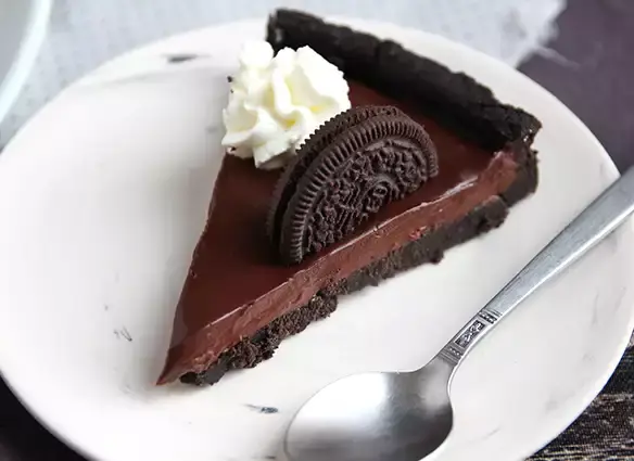 Taartje van Oreo en chocolade