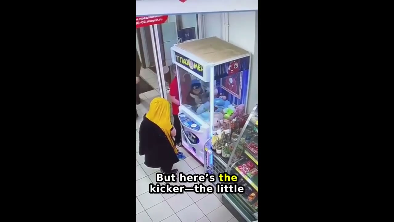 Siblings’ claw machine caper goes viral in Russia