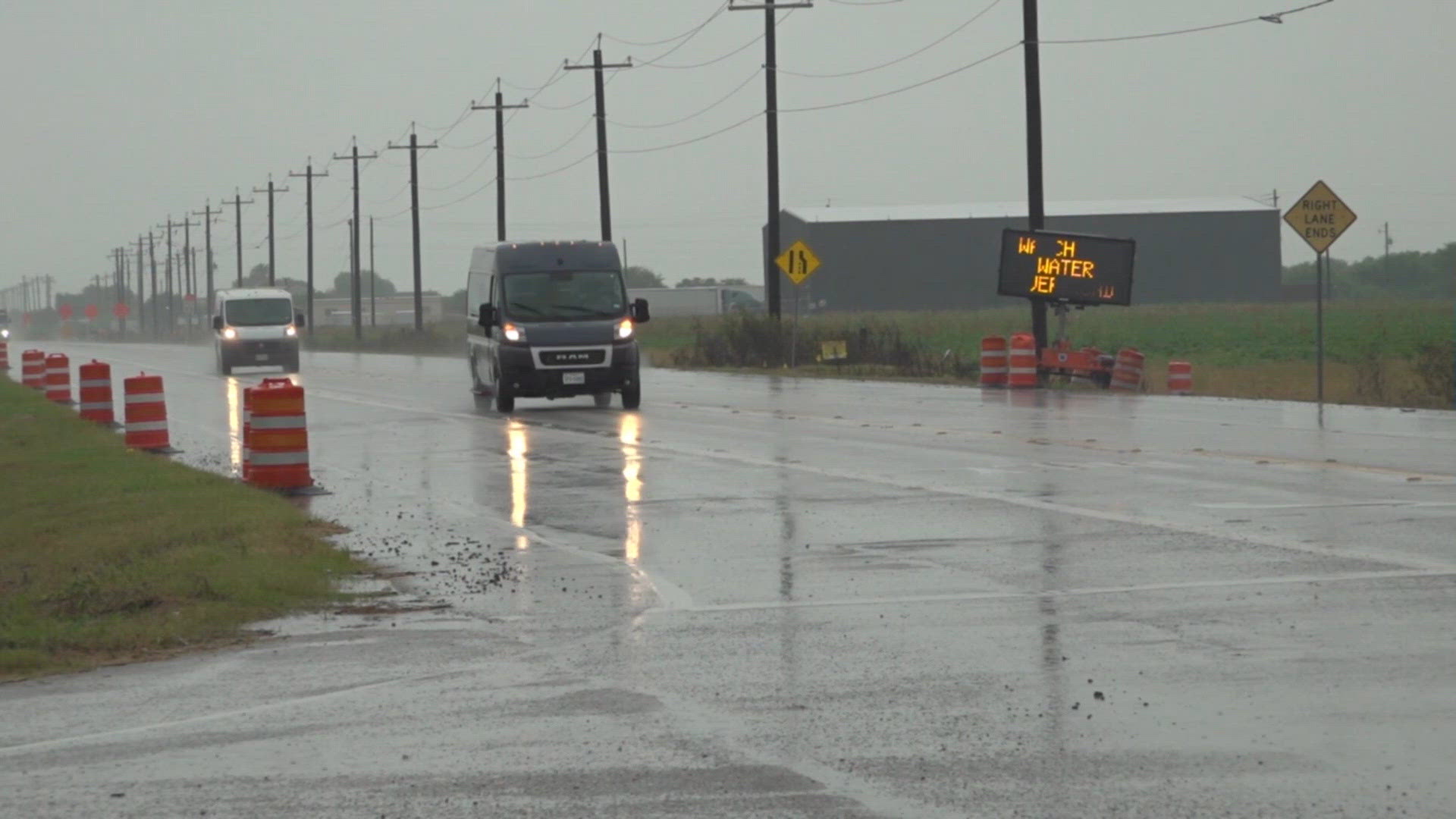 Flooding forces road closures in Chapman Ranch area