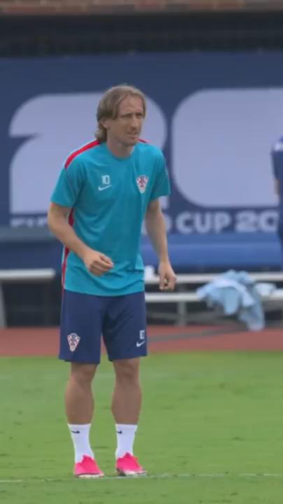 Vertical soccer WC26 Croatia training