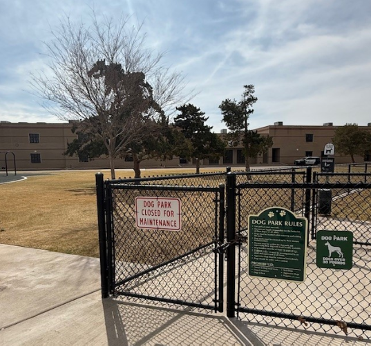 Roy Furr Pioneer Dog Parks closed for maintenance