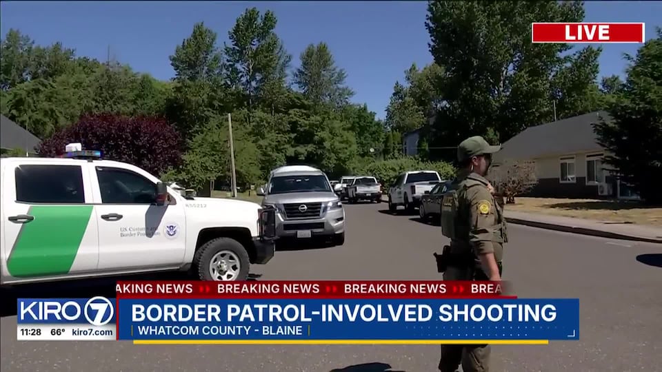 Video: Police confirm shooting involving border patrol in Blaine