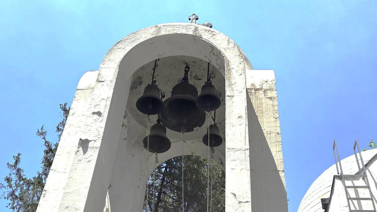 Saint Nicholas bell tower honors Greek soldiers' wartime donations