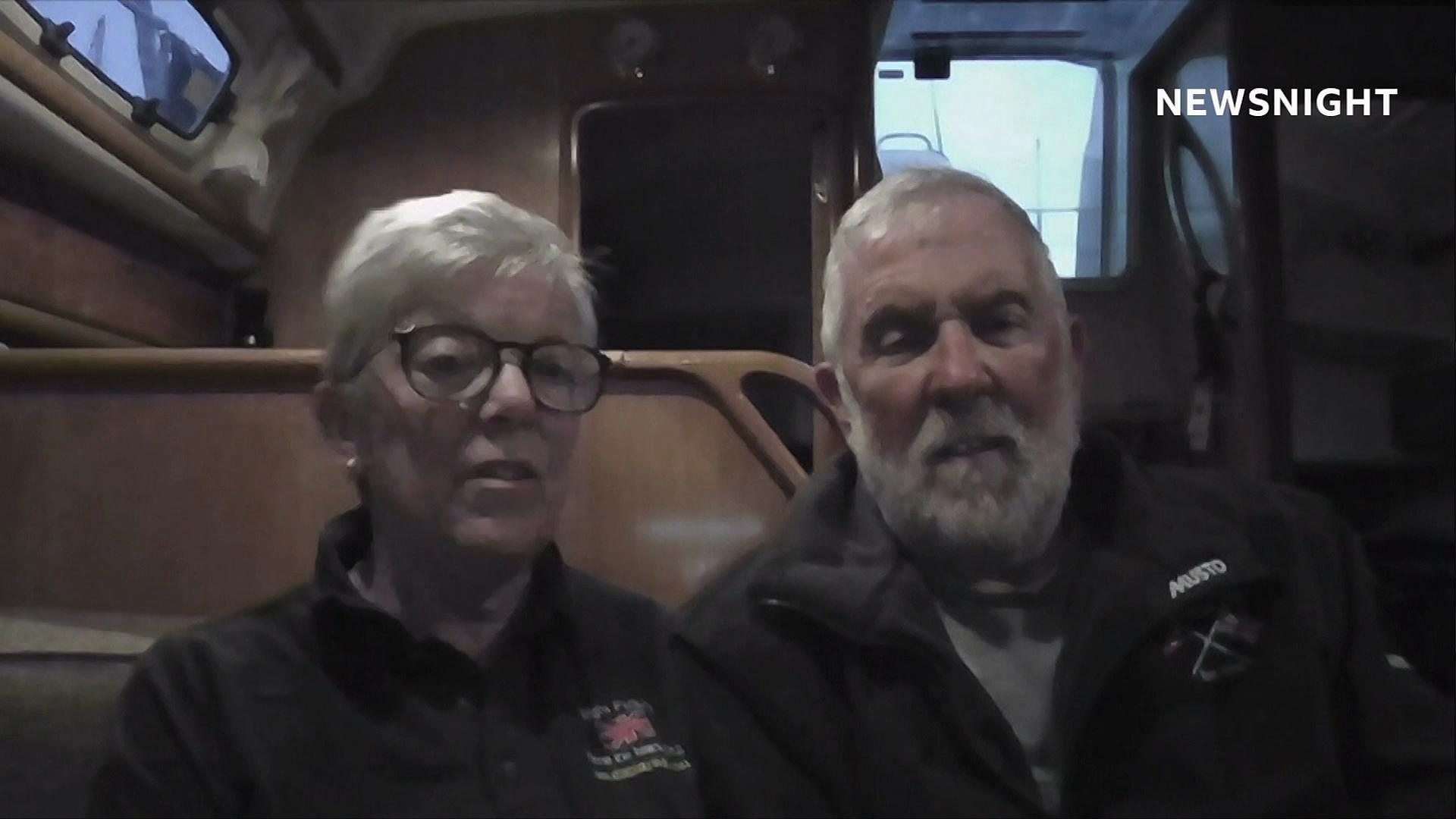 'Warning fire went up': Couple on board yacht describe encounter with ...