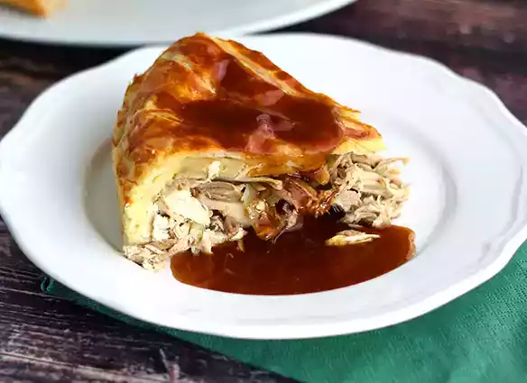 Tourte à la pintade au foie gras