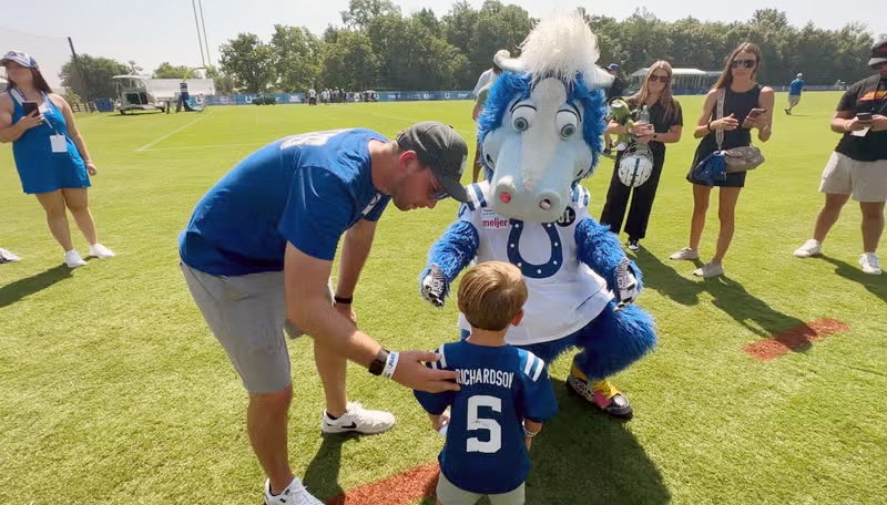 Colts mascot Blue wins NFL mascot of the year for second straight year