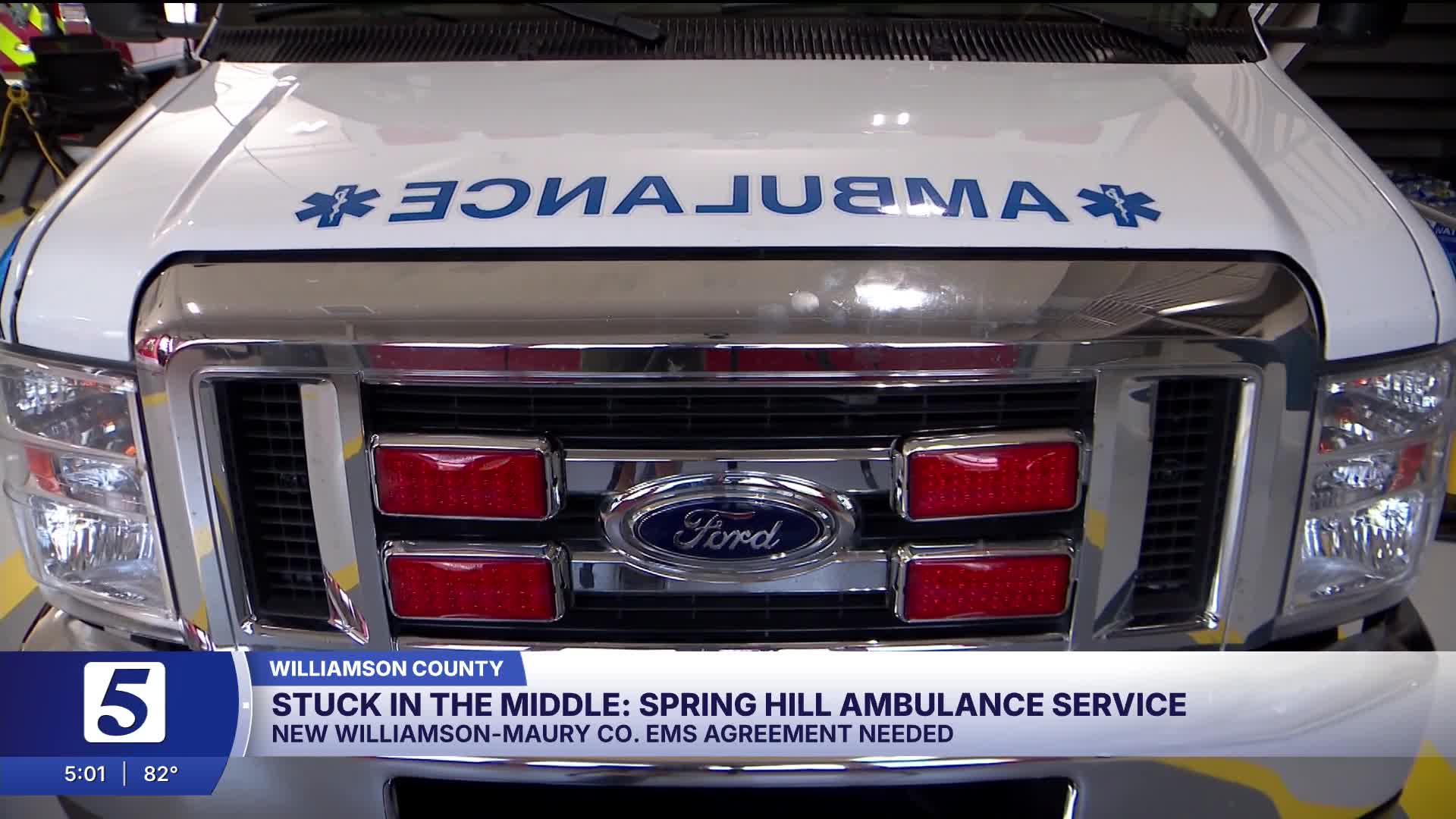 Spring Hill locks in EMS coverage for 6 months as Williamson and Maury ...