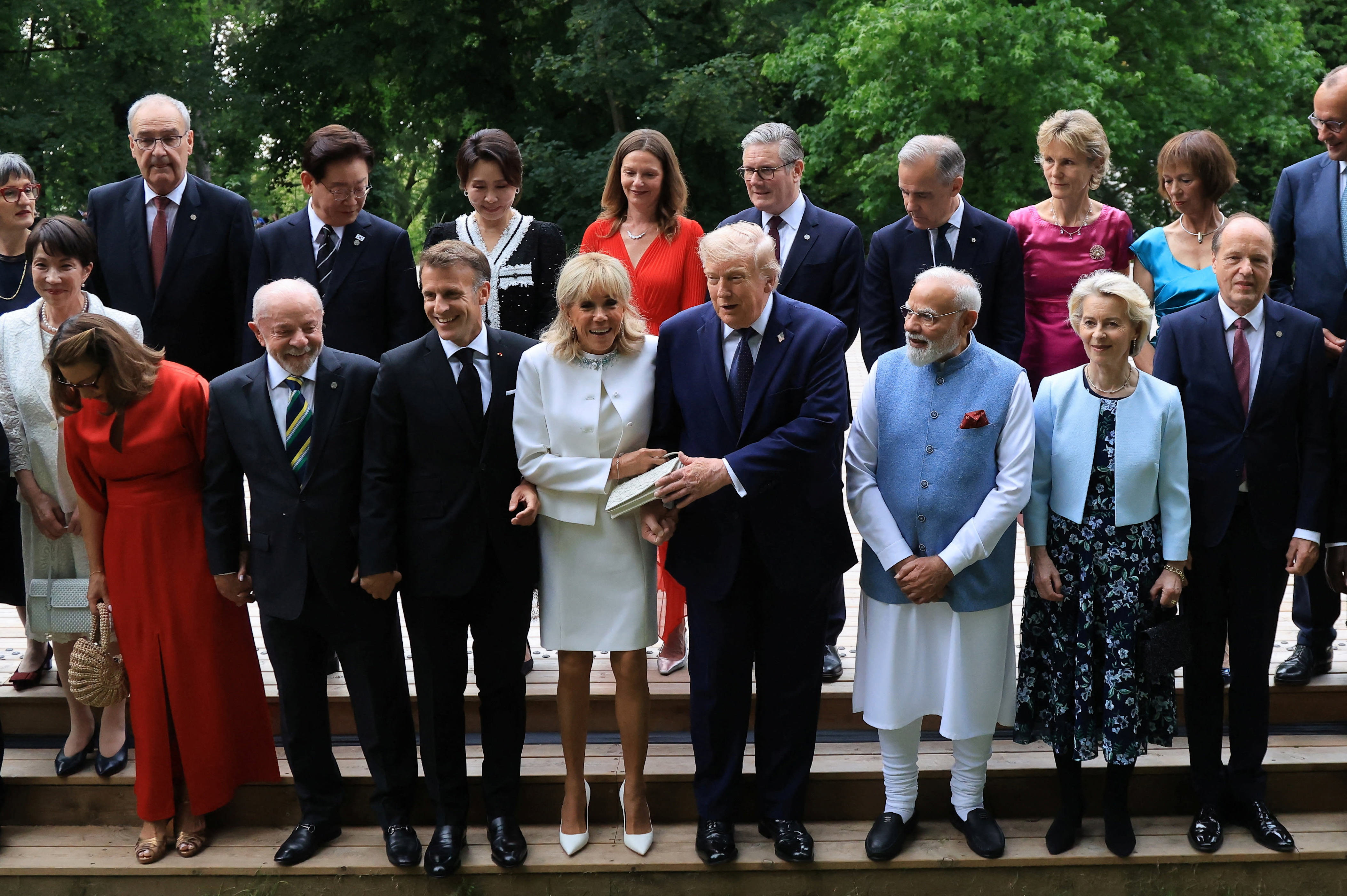 G7 leaders express optimism for peace after Trump's 'very good ...