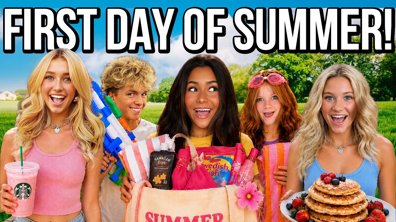 We secretly surprised our older siblings on the first day of summer!☀️🎁