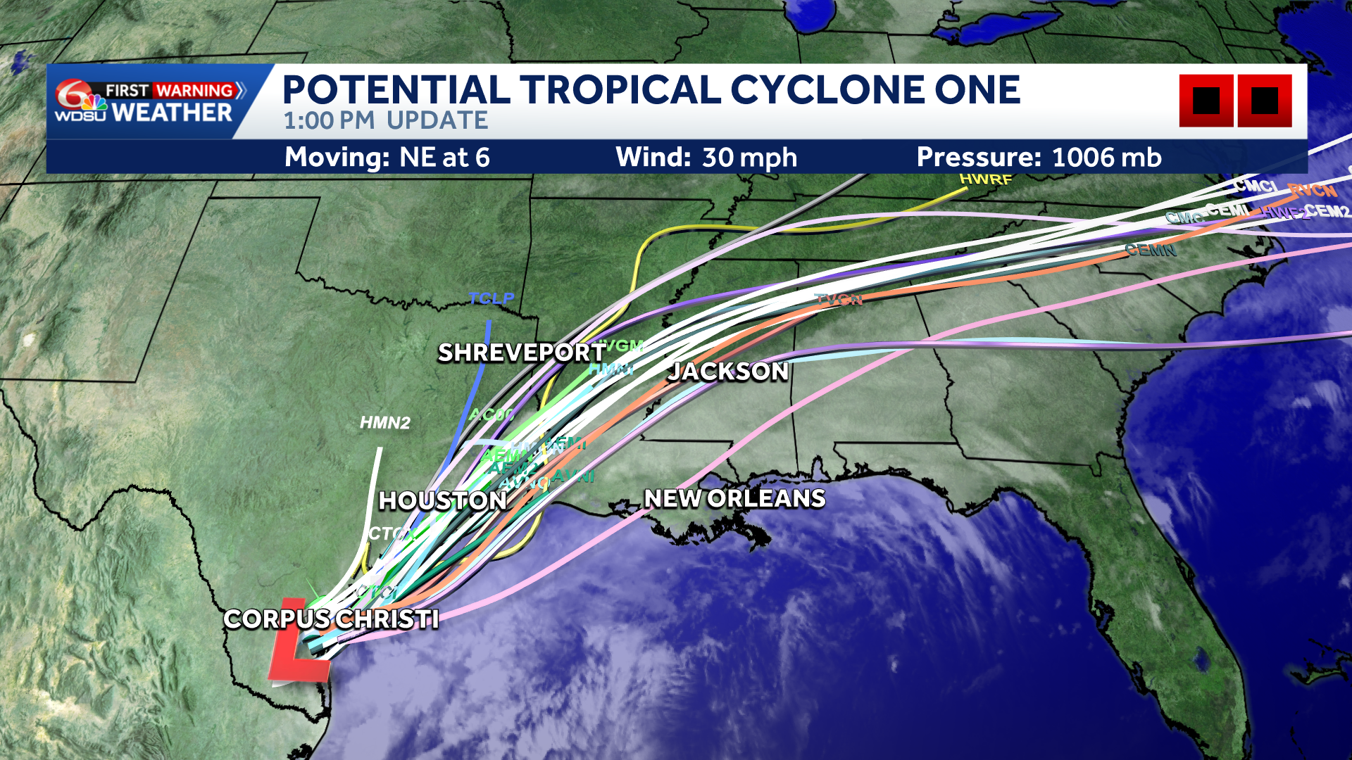 Tracking PTC One: See our interactive radar, latest cone, and maps