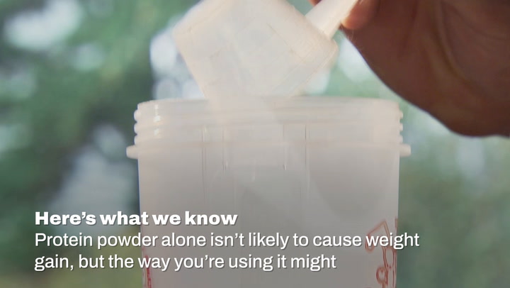 Does drinking protein powder make you gain weight?