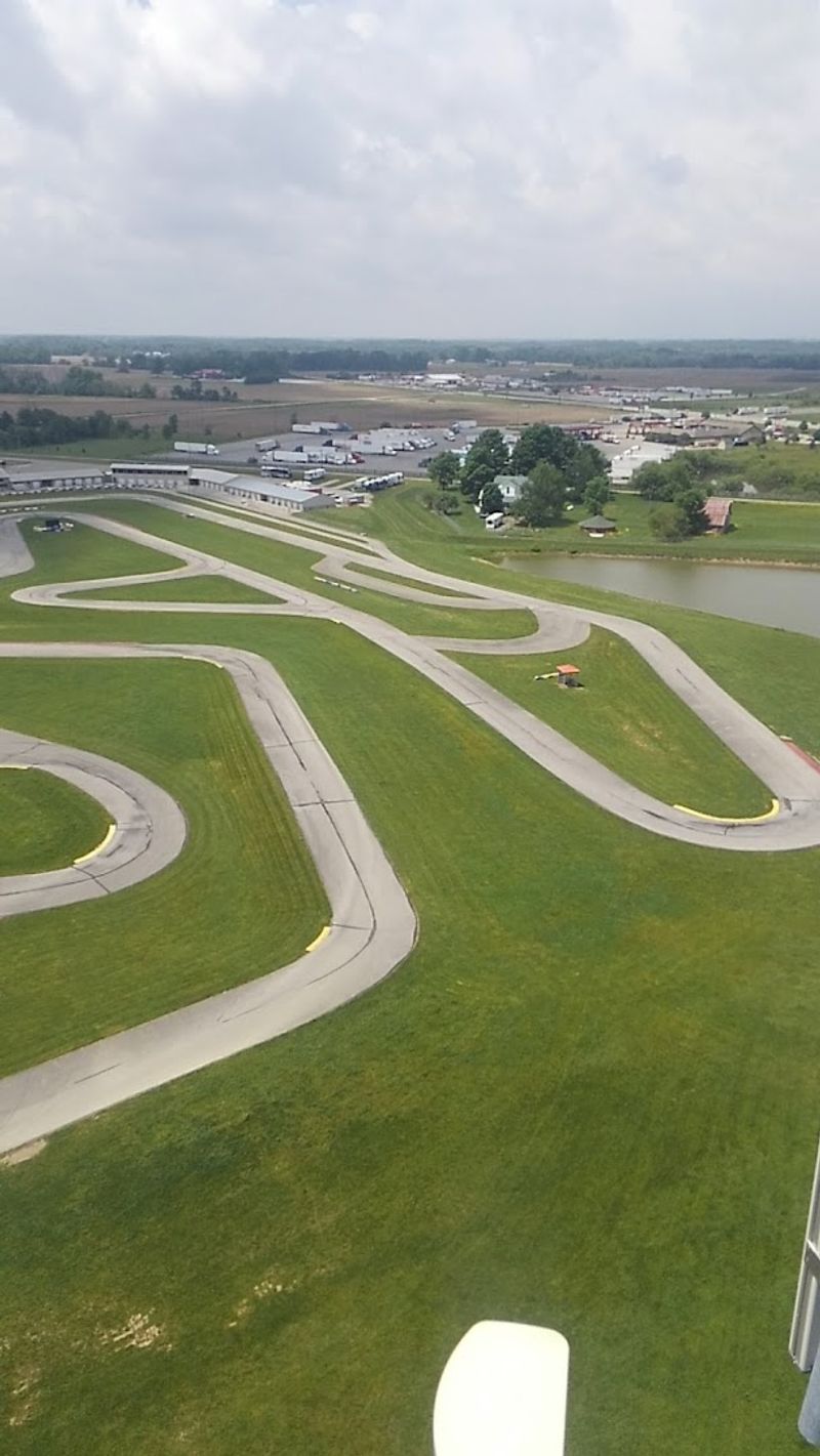 This massive 1-mile outdoor race track in Indiana features a blistering ...