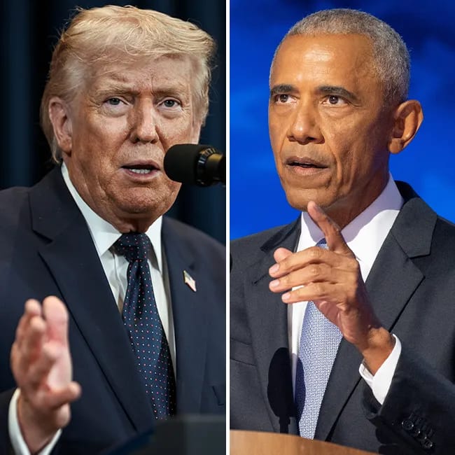 Donald Trump claims his peace deal with Iran is 'all signed' as Barack ...
