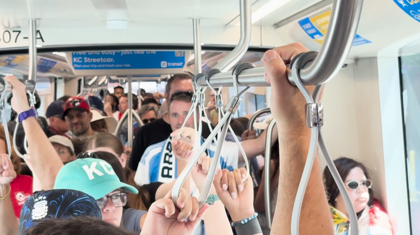 Fans pack KC Streetcar, shuttles on Kansas City's first World Cup match day