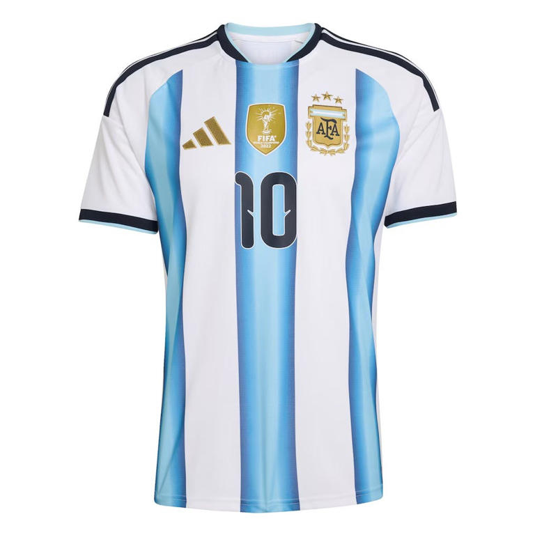 Lionel Messi scores two for Argentina, shop his trending jerseys