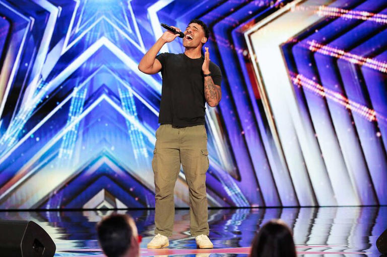 Watch: Golden buzzer, Sgt. Isaac Atkins, took leave from the Army to ...