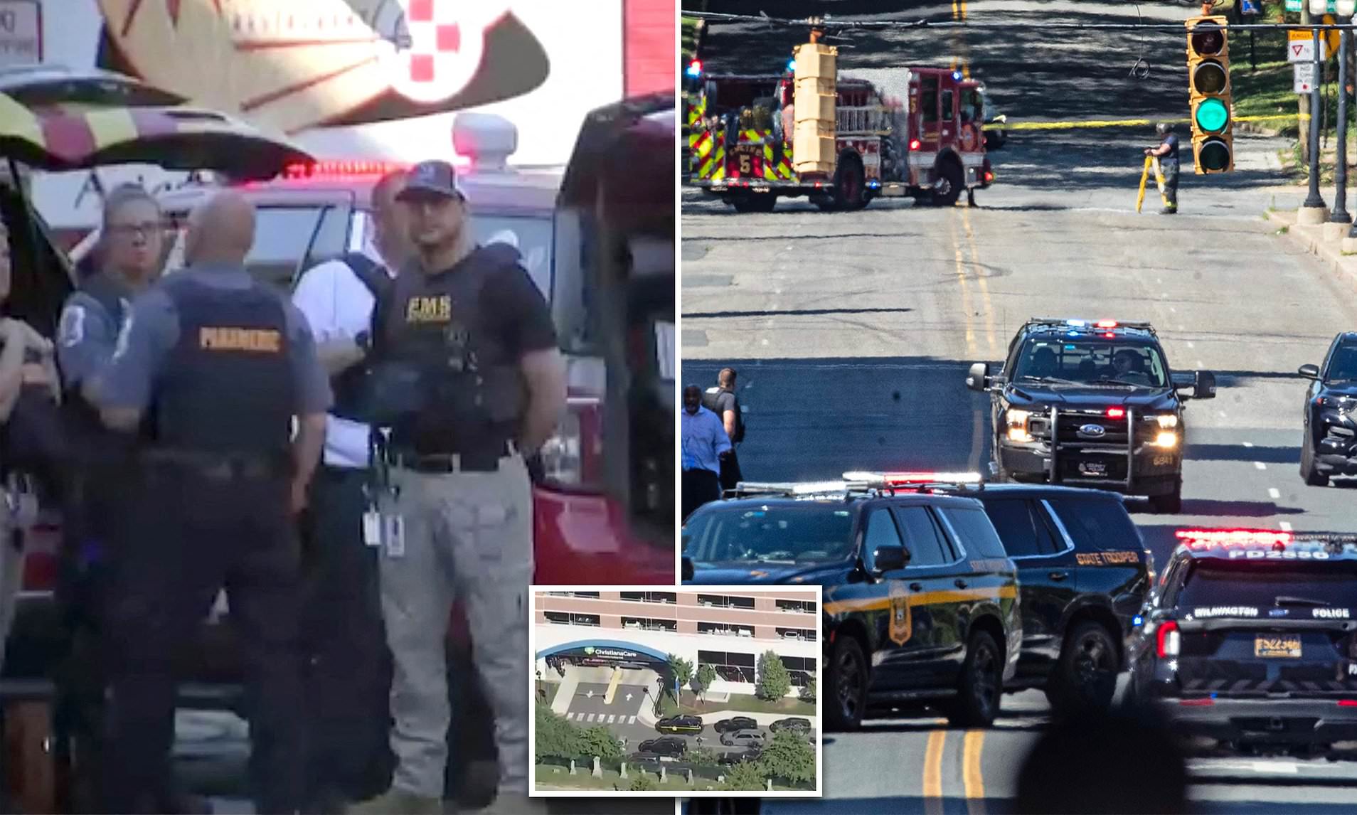 Gunman arrested in Philadelphia after opening fire in Delaware hospital ...