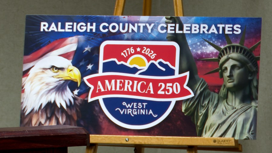 Raleigh County America 250 banner unveiled