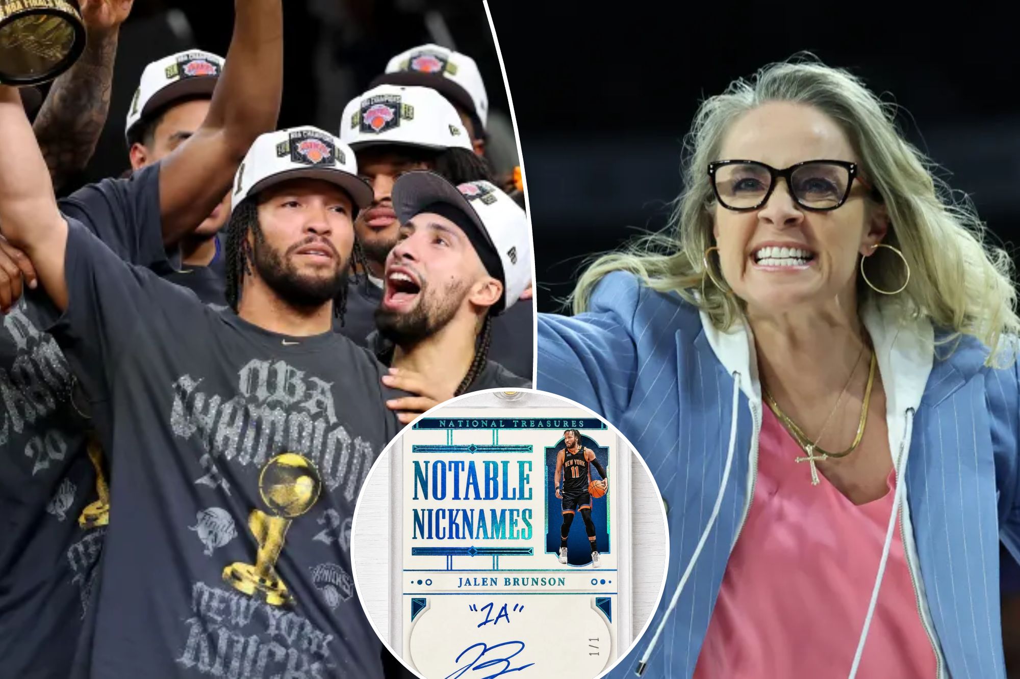 Jalen Brunson fired back at '1A' critics as trading card surfaces after ...