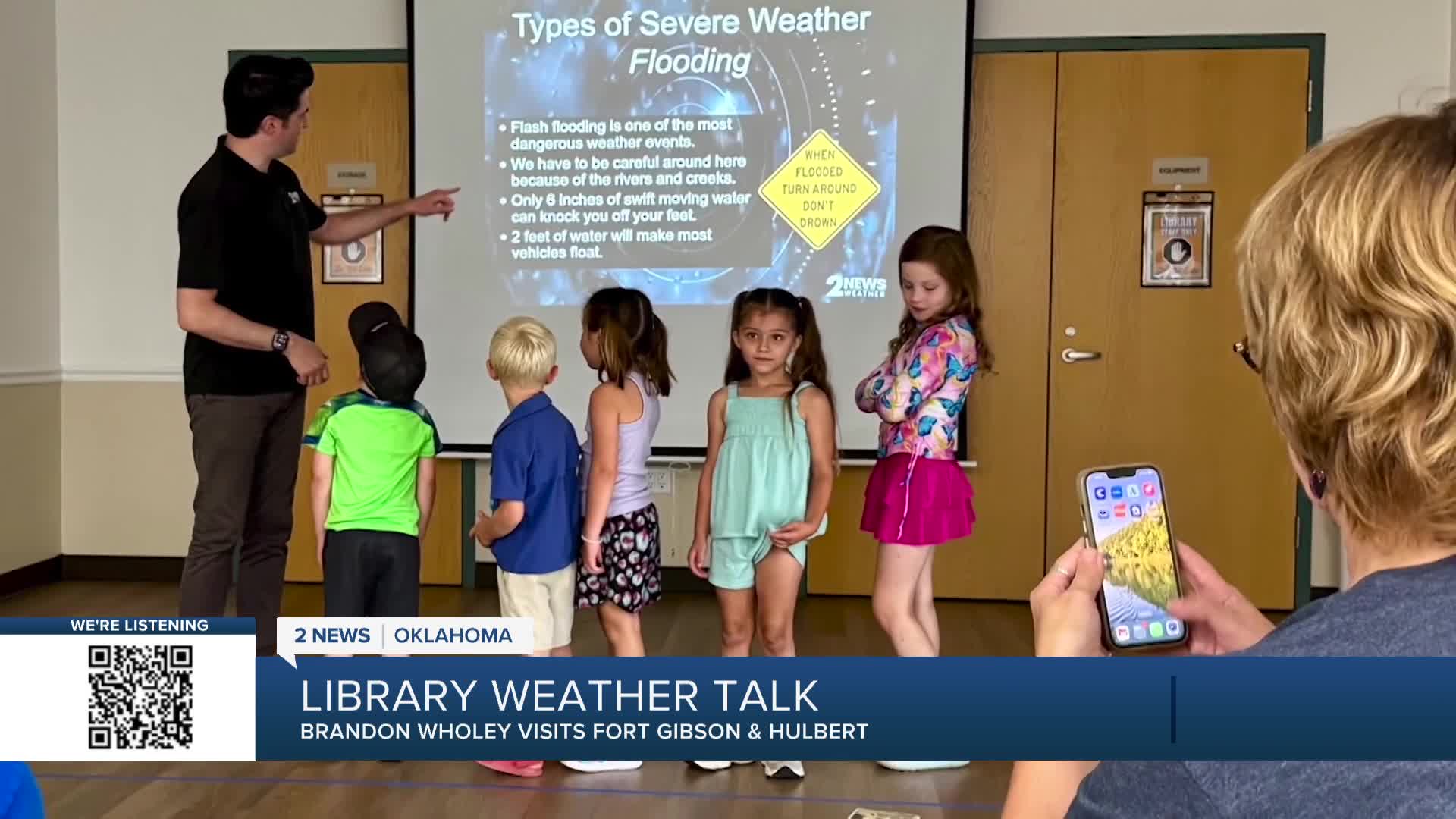 Library weather talk, meteorologist Brandon Wholey visits Fort Gibson ...