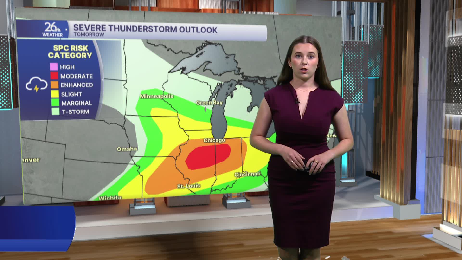 Another round of storms tomorrow
