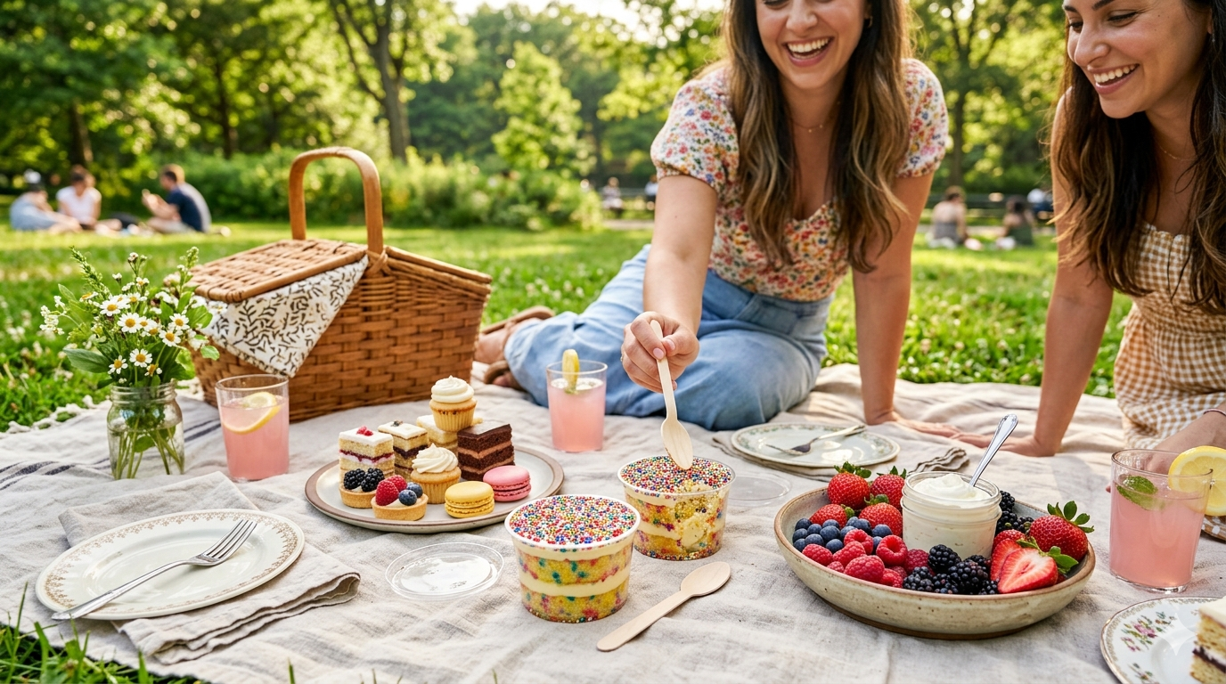 Move over charcuterie: Why the cake picnic is summer’s prettiest new trend