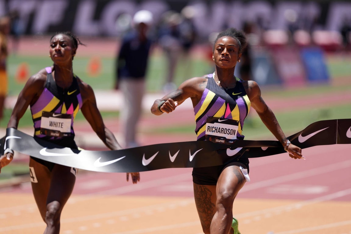 Track and field's biggest women stars shine at the Los Angeles Grand ...