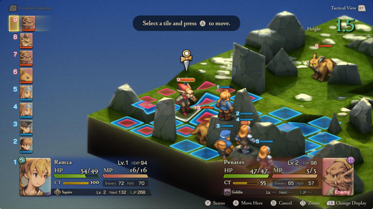Final Fantasy Tactics update adds new game plus