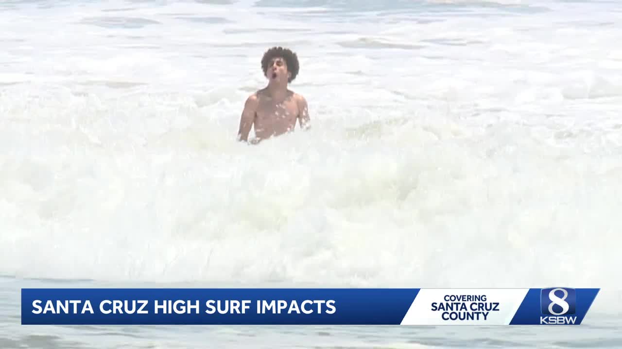 Hazardous surf conditions spark warnings in Santa Cruz County