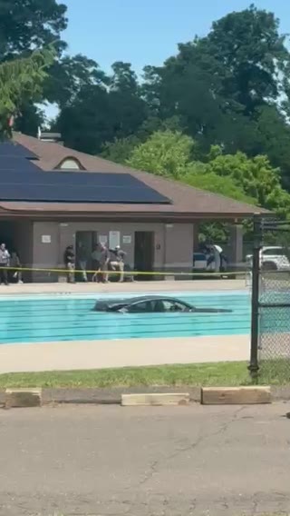 Car crashes into New Canaan pool, police investigating cause