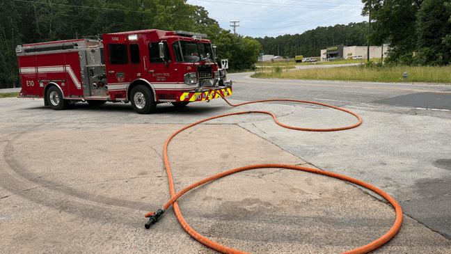 ENC fire departments respond to vehicle fires