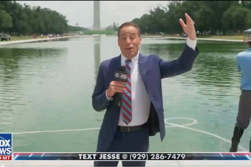 Fox News host makes Lincoln Memorial Reflecting Pool blunder amid Trump ...