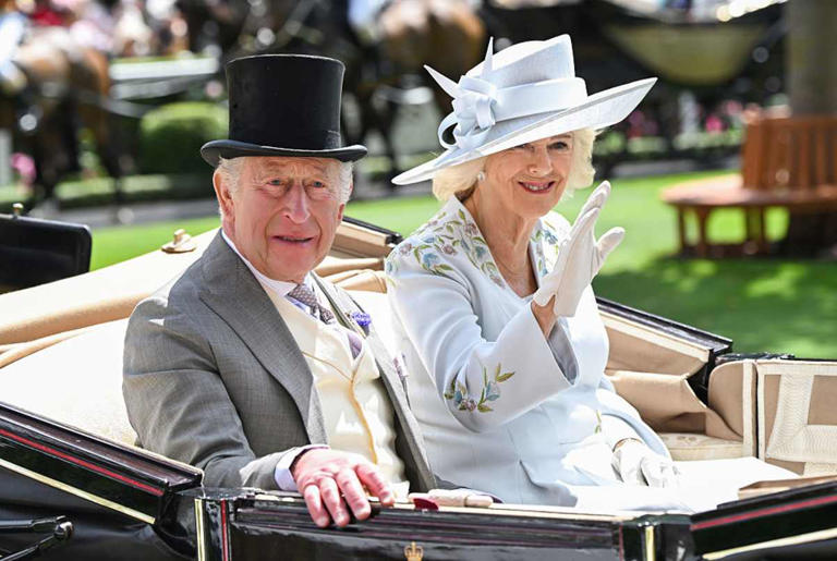 King Charles left in stitches as Mike Tindall suffers fashion mishap at ...