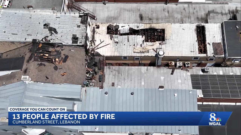 'Devastating day': 3-alarm fire destroys apartments, damages Lebanon ...