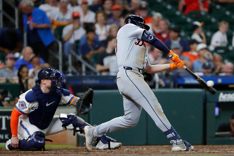 Tigers scratch Colt Keith from lineup with sore wrist against Astros, a ...