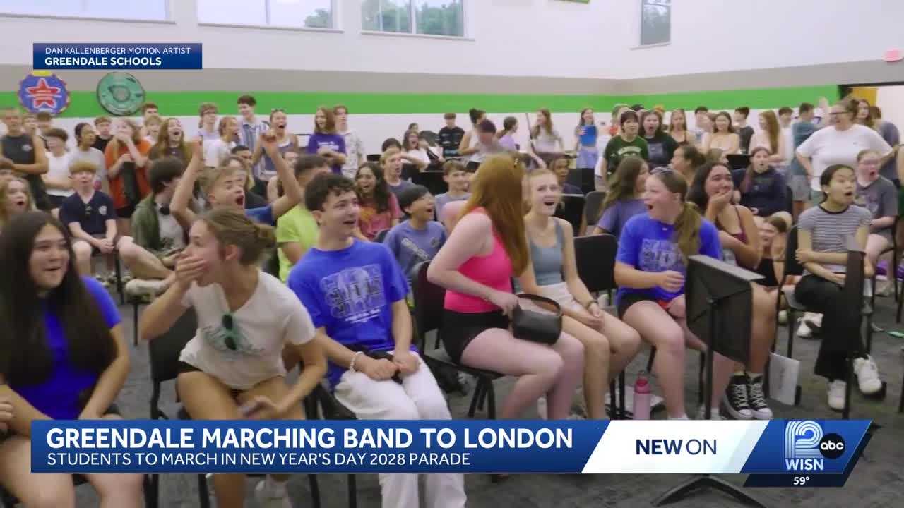 Greendale High School marching band invited to 2028 London parade