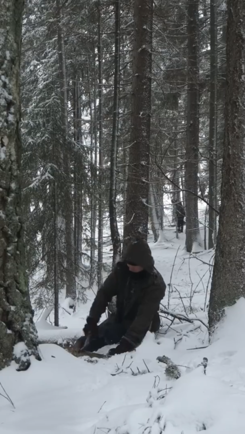 Building a viking inspired shelter for camping