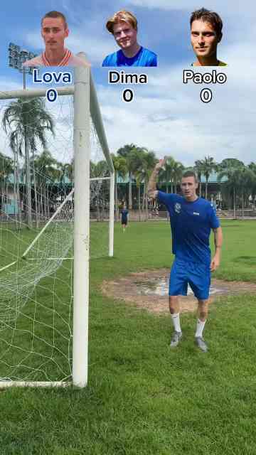 Football hit the post challenge fun and accuracy game