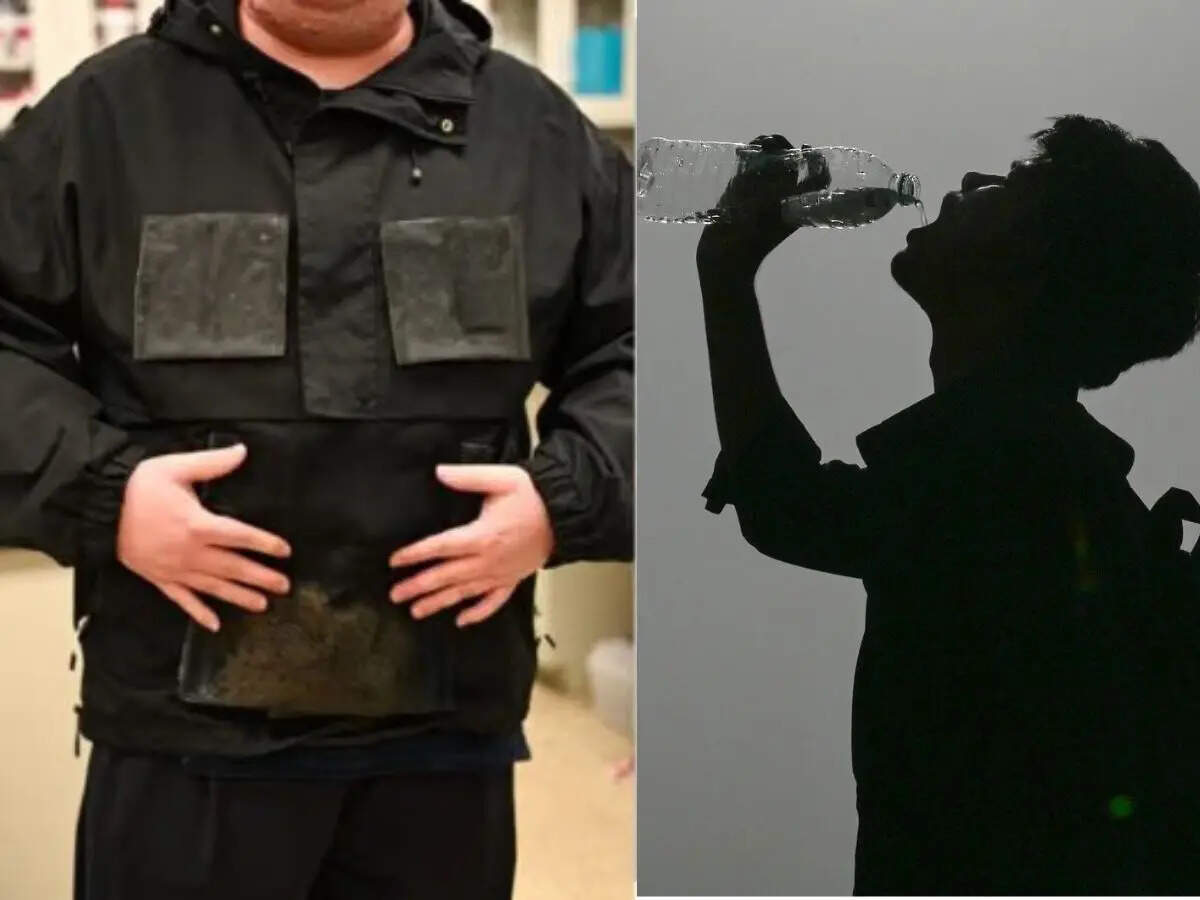 This jacket can turn air into drinking water, producing nearly 1 liter ...