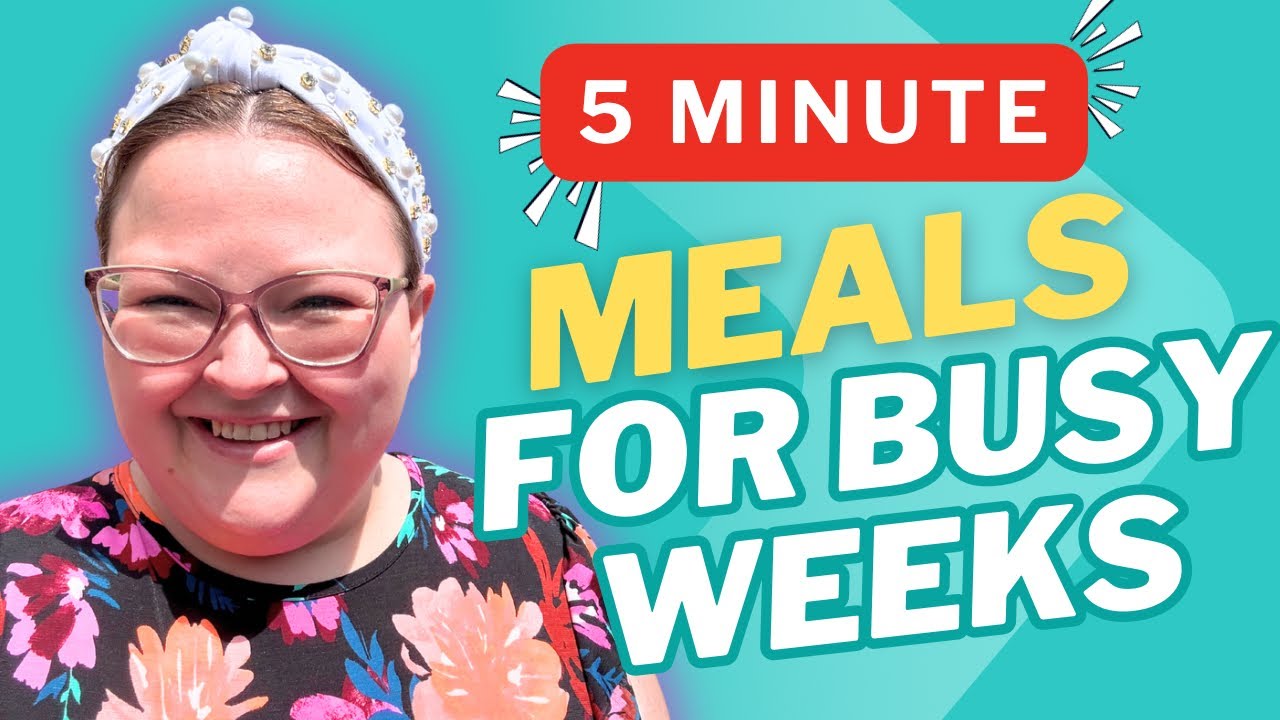 5 minute lazy meals for busy days you’ll actually make